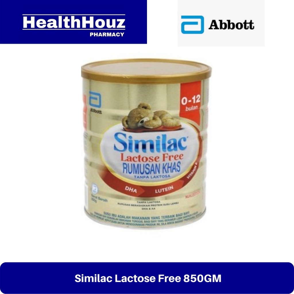 Similac Lactose Free (0 to 12 months) 850gm | Shopee Malaysia