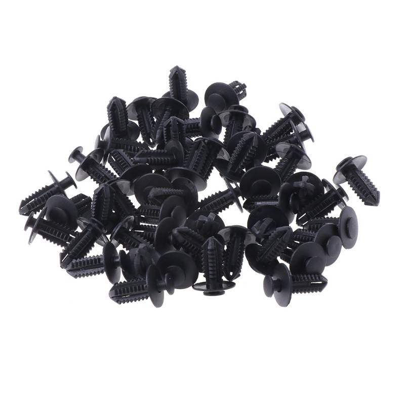 50 Pcs Car Auto Push Type Bumper Fender Retainer Fasteners Clip For BMW ...