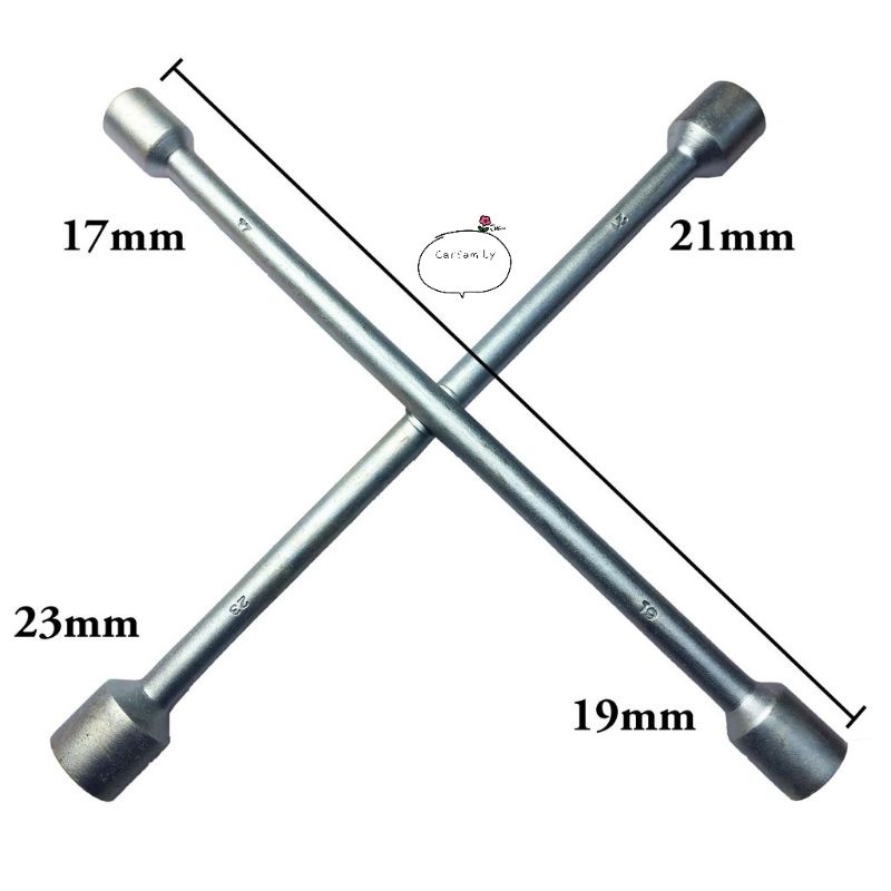 HEAVY DUTY Cross Wrench Car Tyre Opener - Spanar Pembuka Tayar Kereta ...
