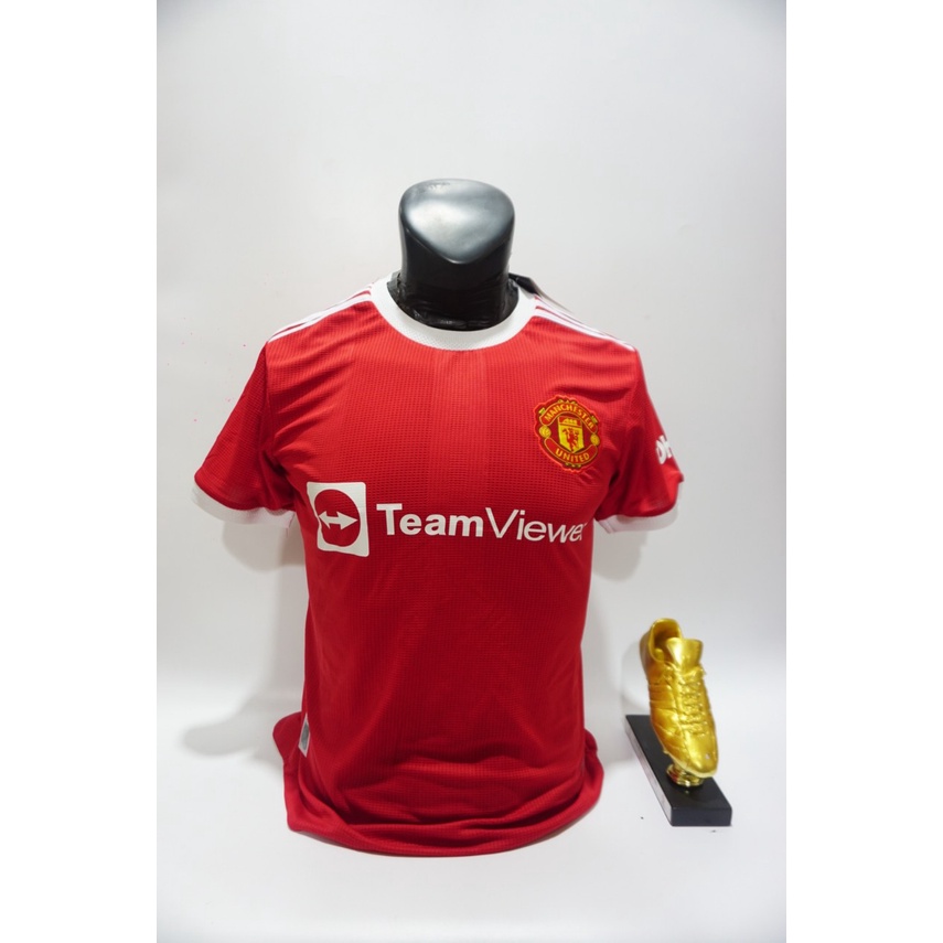 Red MU football shirt 2021 2022 Thai fabric - manchester united ...