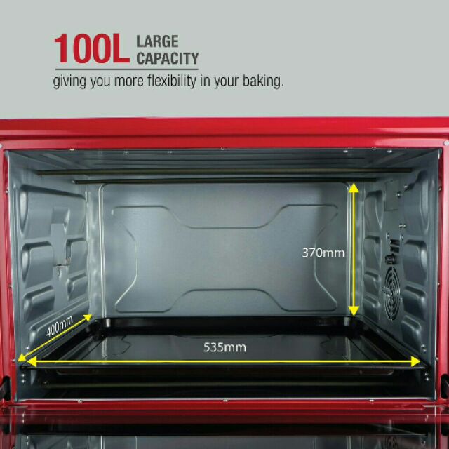 INNOFOOD ELECTRIC OVEN 100L | Shopee Malaysia