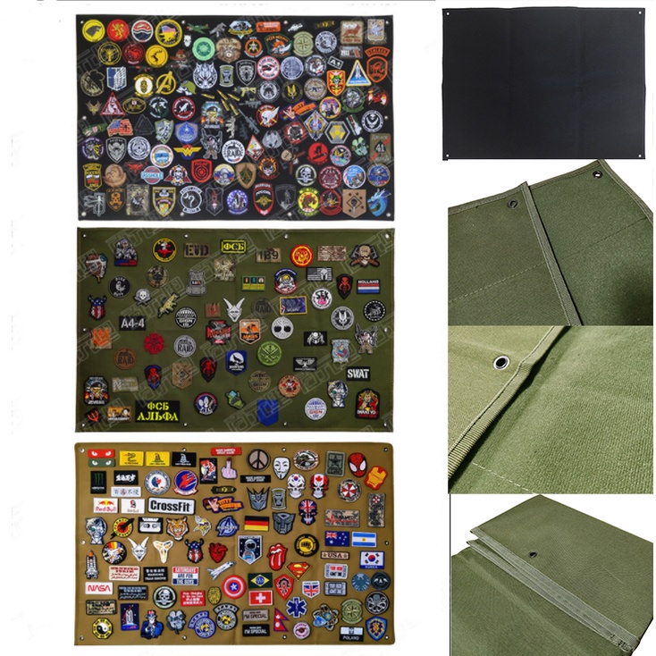 Good quality Velcro cloth badge storage display board Military fan ...