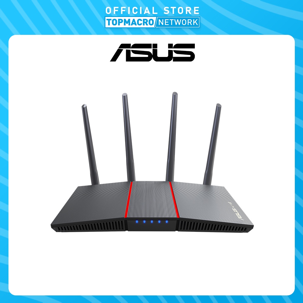 ASUS AX55 AX1800 DUAL BAND ROUTER (BLACK/WHITE) | Shopee Malaysia