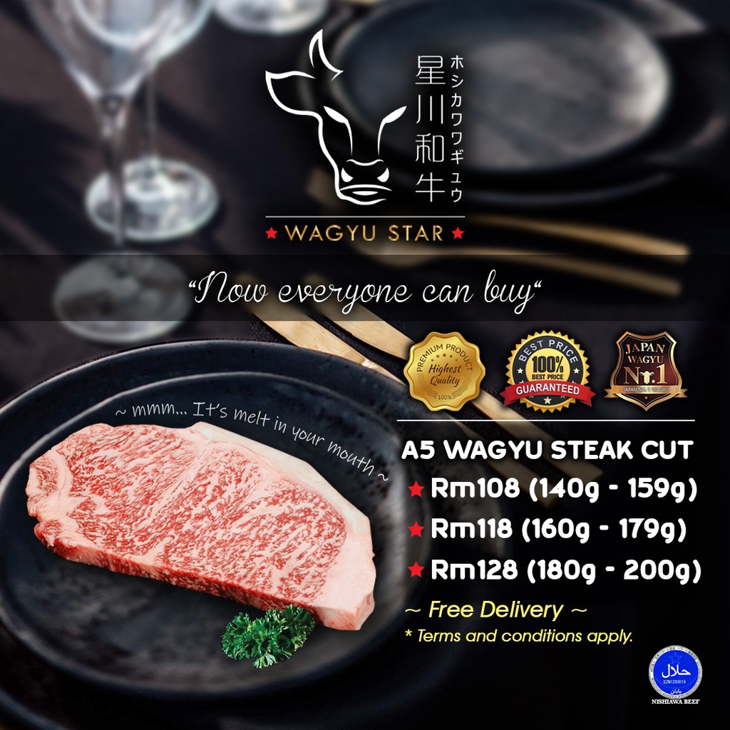 A5 japan wagyu Steak Cut ( Promo Of The Month ) | Shopee Malaysia
