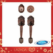 St Guchi SGTH 200 AC Lockset Double Handle Gripset Handleset Lockset ...