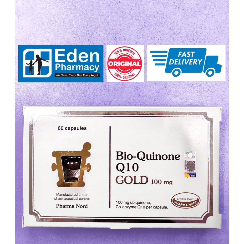 Bio-Quinone Q10 GOLD 100mg, bioquinone ( 60 capsules ) | Shopee Malaysia