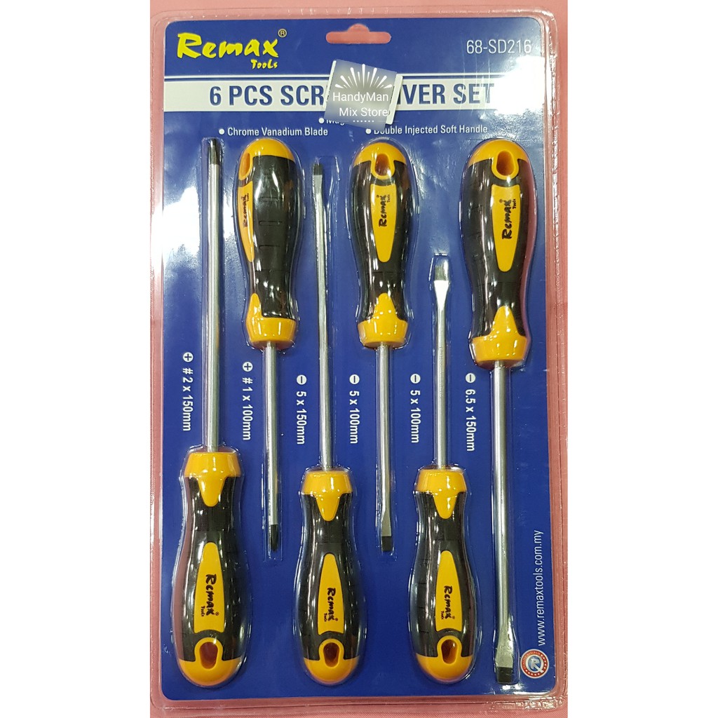 Remax 6PCS Screwdriver Set - 68SD216 | Shopee Malaysia