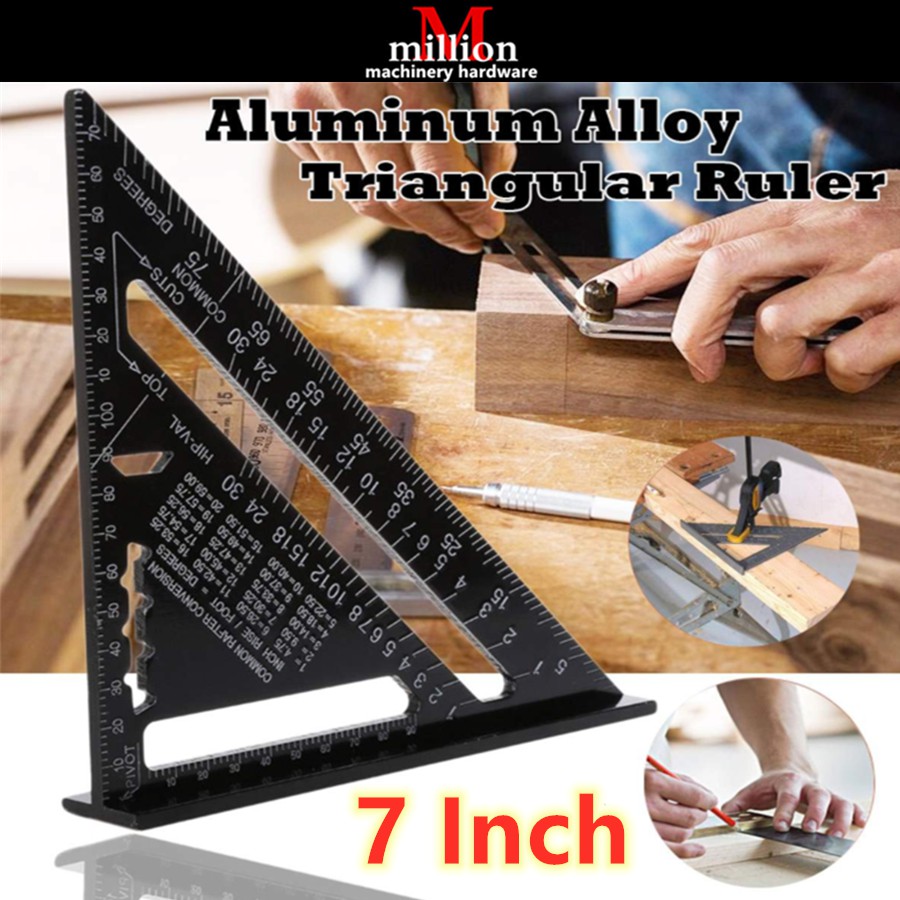 millionhardware - ( Metric / Inch ) 7 Inch Aluminium Alloy Right Angle ...