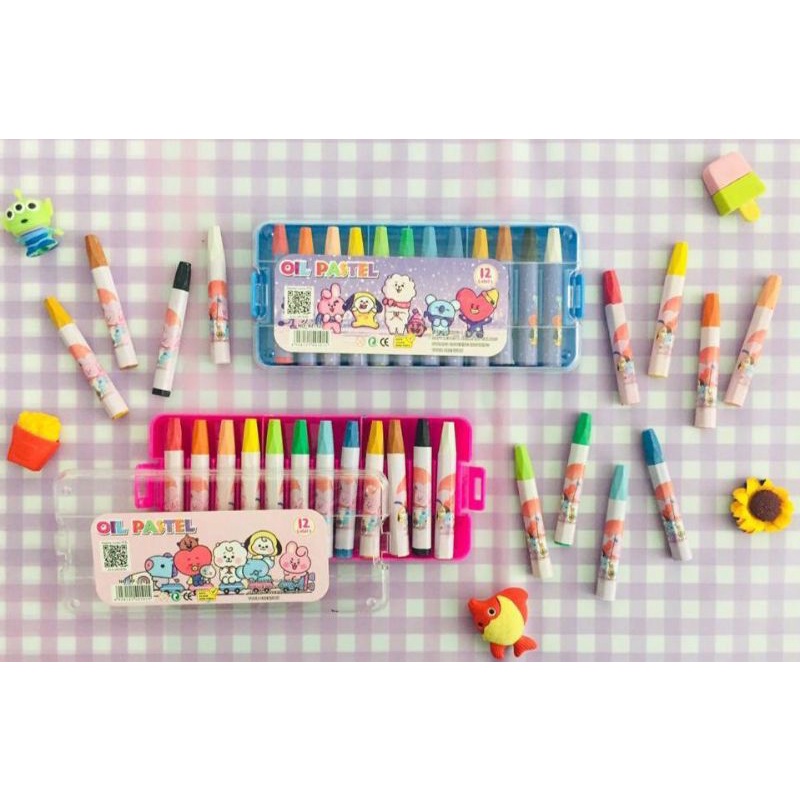 Crayon BT21 / CRAYON OIL PASTEL BT21 | Shopee Malaysia