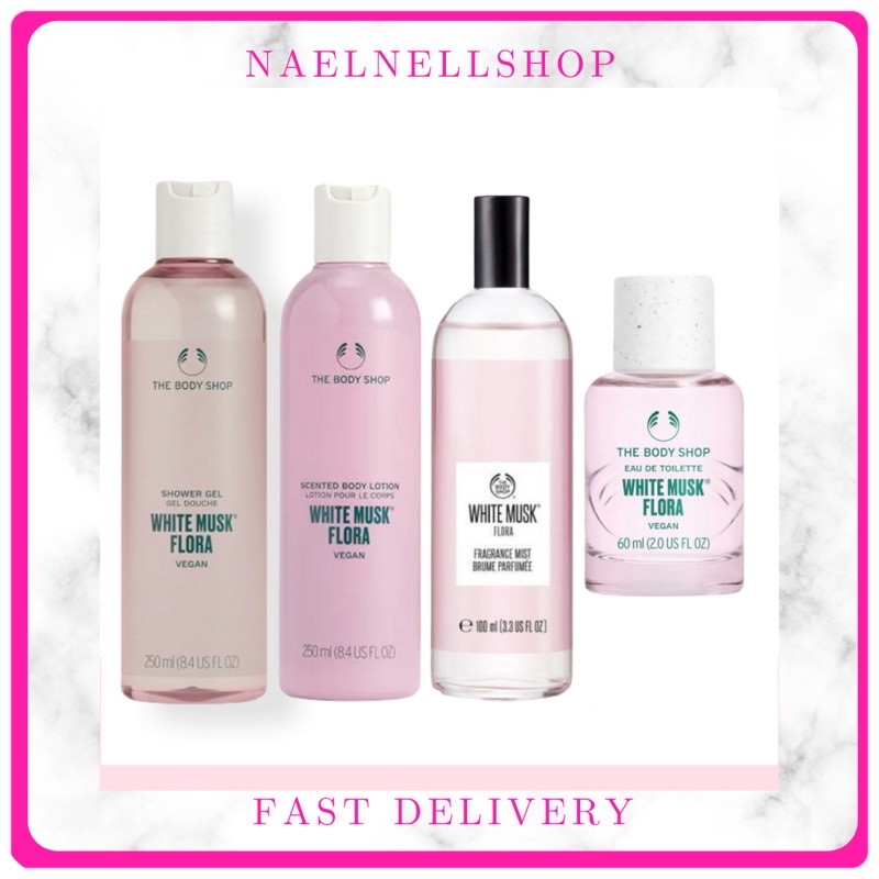 THE BODY SHOP White Musk® Flora Eau De Toilette 30ml 60ml | Fragrance Mist | Body Lotion ...