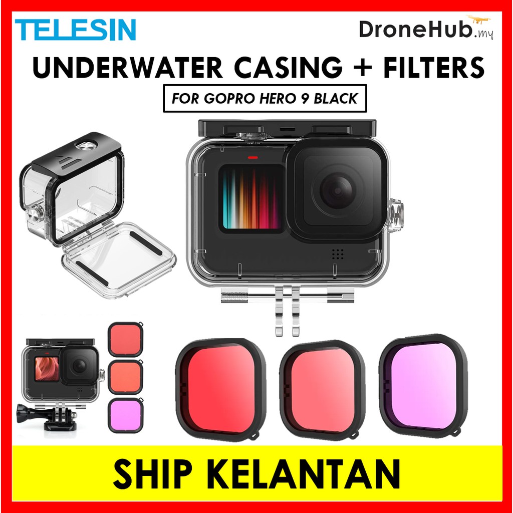 TELESIN Accessories For GoPro Hero 9 Black ( Ship From Malaysia ...