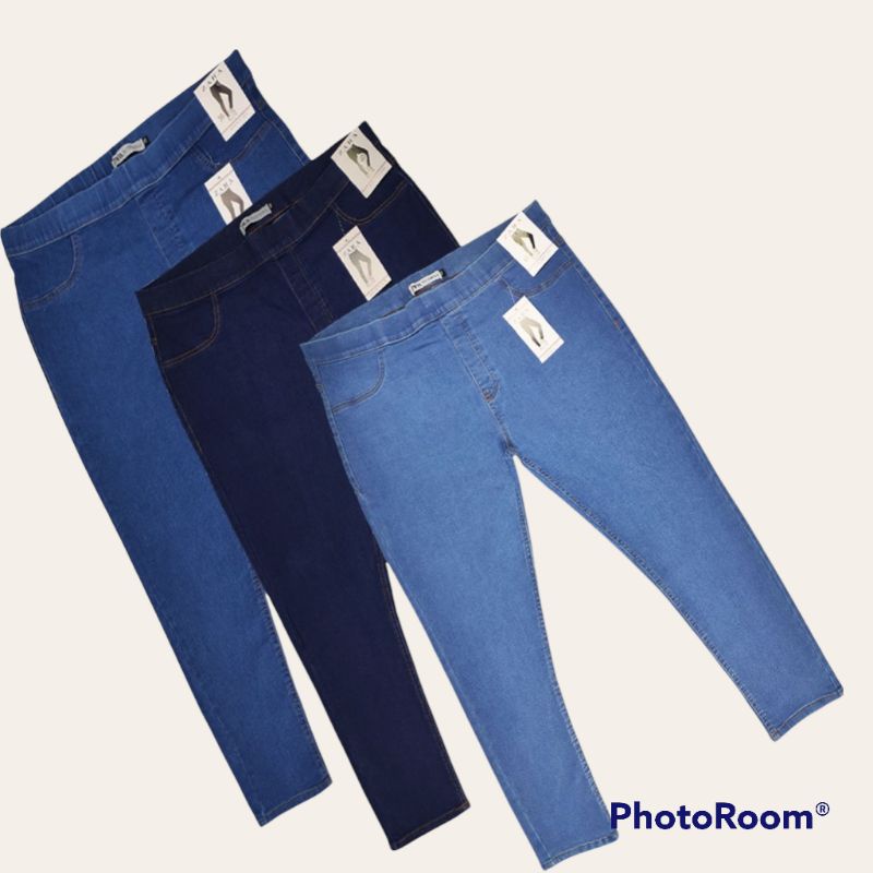 women Jaggin jeans kain denim best quality low price | Shopee Malaysia