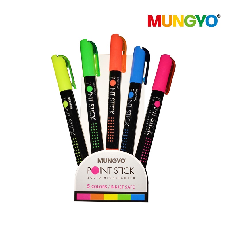 Mungyo | Highlighter | Point Stick Solid Highlighter 5 Colors | Shopee ...