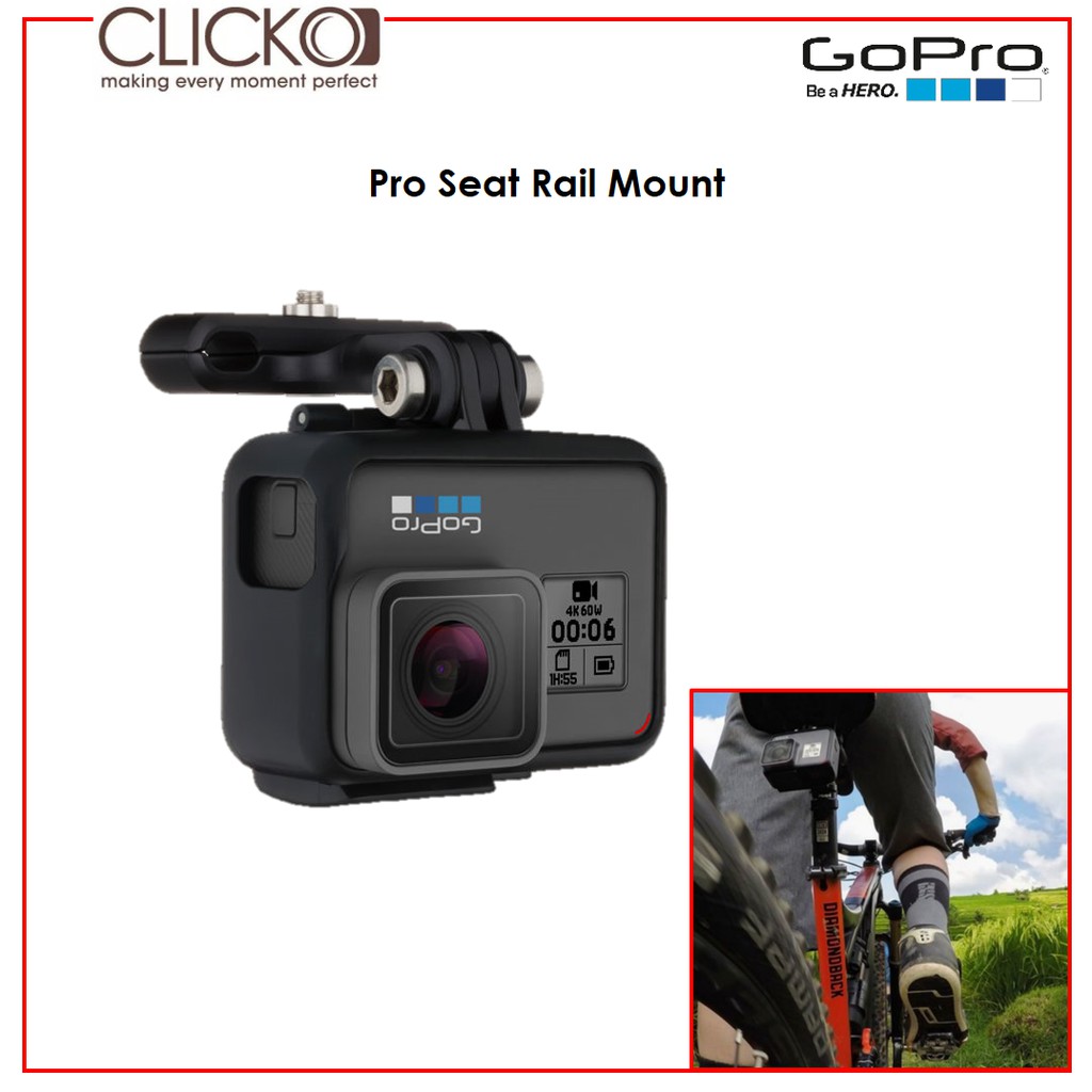 GoPro Pro Seat Rail Mount ( GoPro M'sia Wty ) | Shopee Malaysia
