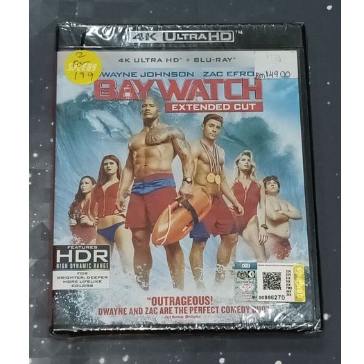 Baywatch 4K UltraHd+Blu-ray | Shopee Malaysia