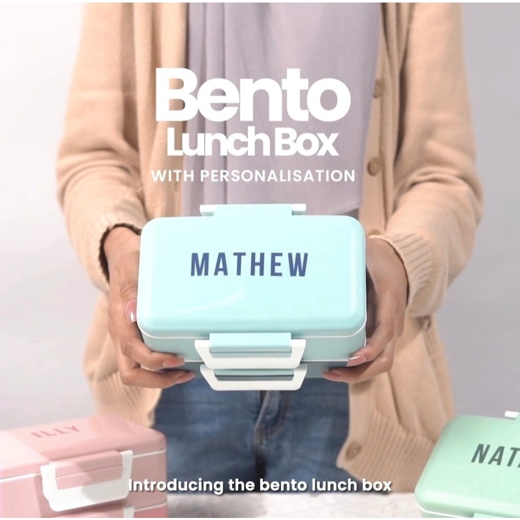 Personalised Bento Lunch Box | Shopee Malaysia