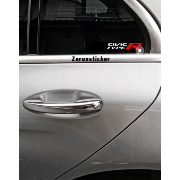 Civic Type R Car Side Window Stickers Honda Civic Type R Honda racing ...