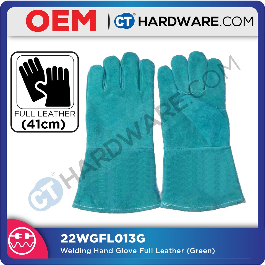 Welding 22WGFL013G hand Glove Full leather 13" ( Green ) | Shopee Malaysia