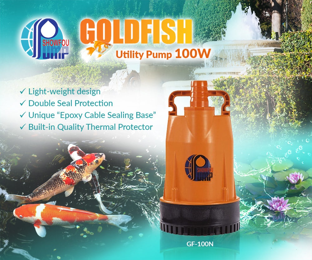 (Taiwan) Showfou 100W & 200W Submersible Pump GF-100N & GFA-100N | Fish ...