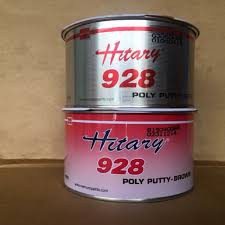 HITARY 928 POLY PUTTY 1KG WITH HARDENER GREY/BROWN/1KG HITARY 928 POLY ...