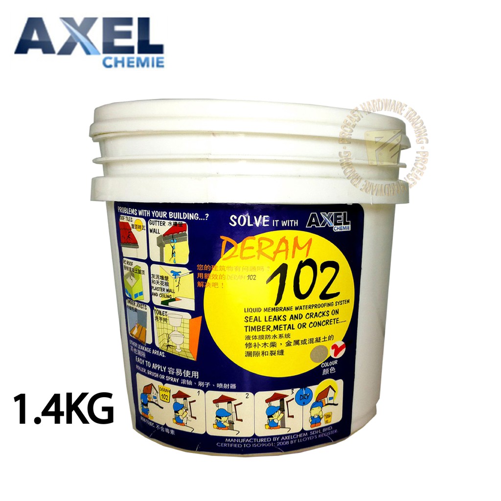 Axel Deram 102 Water Proof Putty WHITE / GREY -1kg | Shopee Malaysia