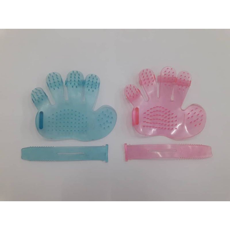 💜Pet shower brush berus mandian haiwan / kucing Sesuai utk tangan budak ...