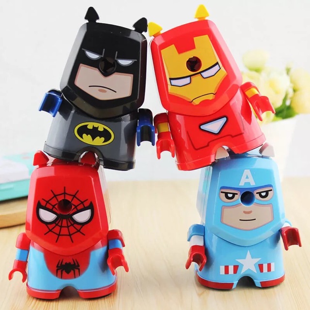Super Heroes Sitting Sharpener (Batman, Captain America, Iron Man ...