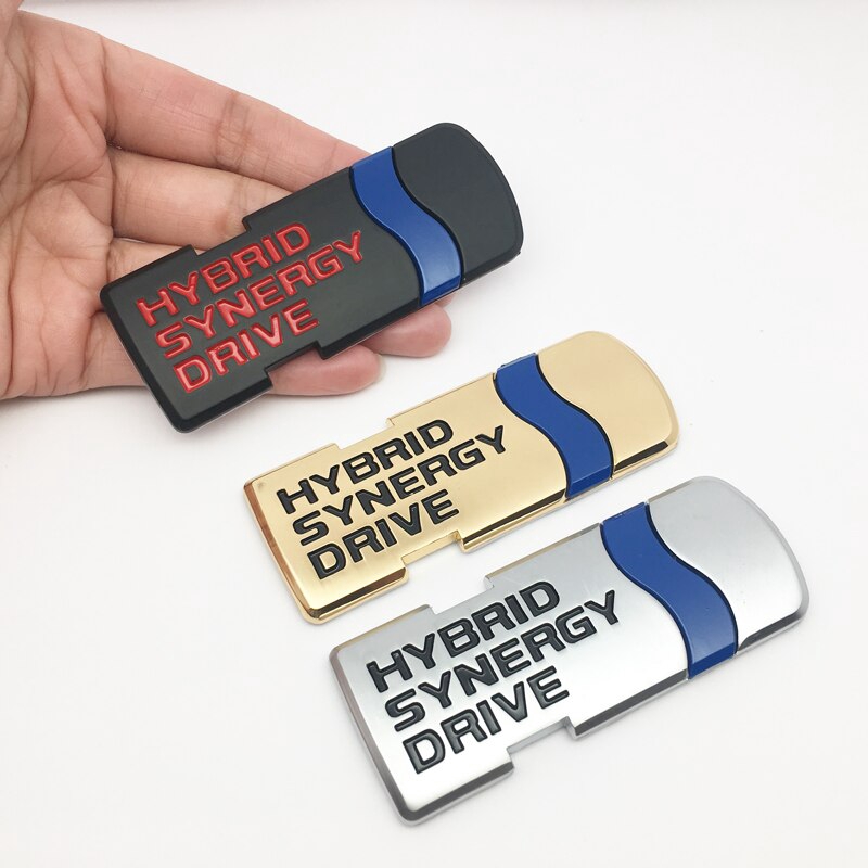 3D Car Styling Hybrid Synergy Drive Car Stickers Metal Emblem Auto ...
