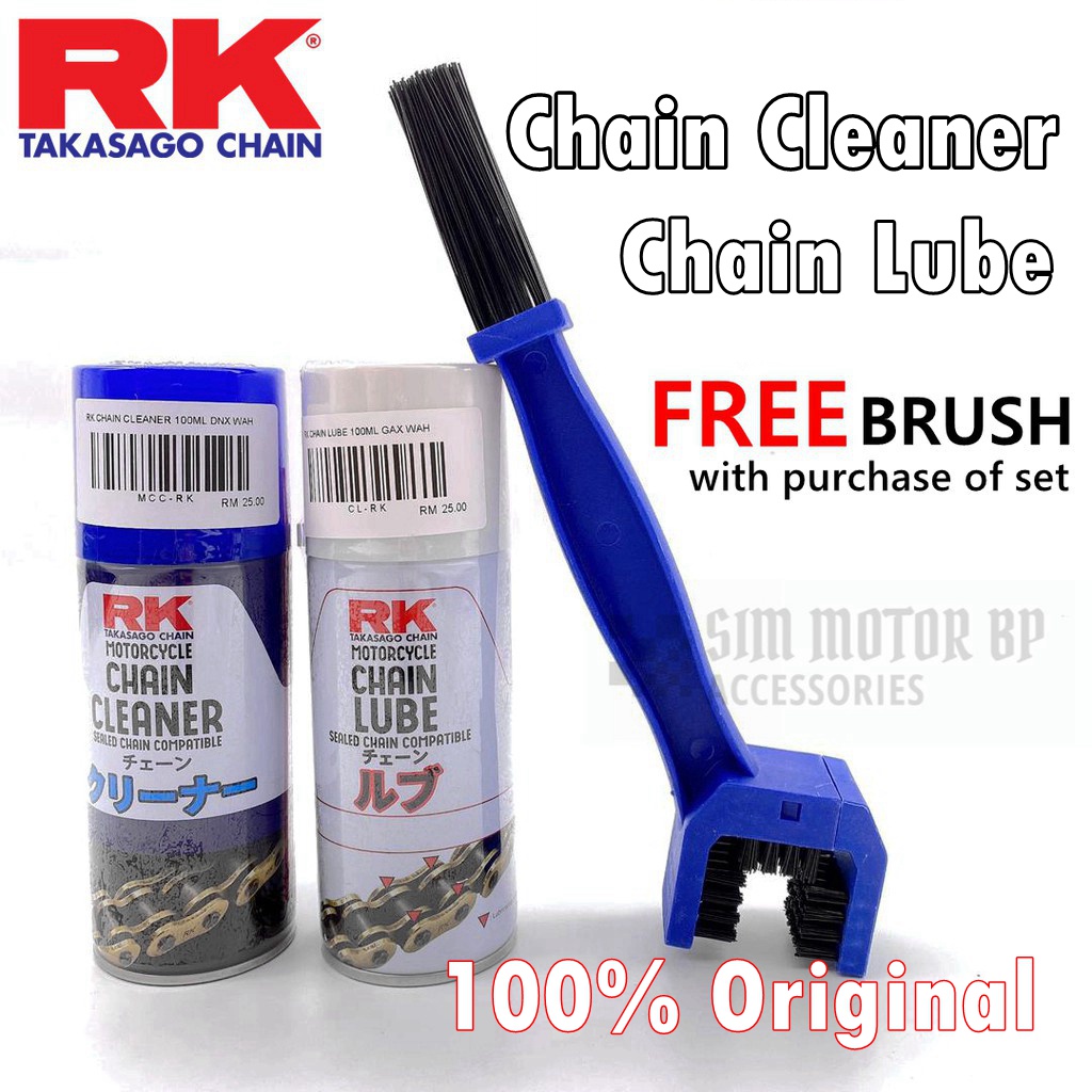 RK Pembersih rantai motor RK TAKASAGO Chain Lube Clener OIL SPRAY ...
