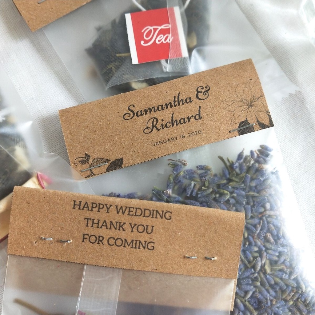 30packs/50packs Flower Tea Doorgift, Suitable for Doorgift Kahwin ...