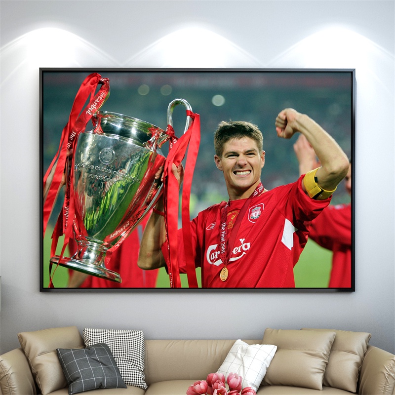 Liverpool Wall Painting Van Dijk Salah Mural Chelsea Pub Football ...