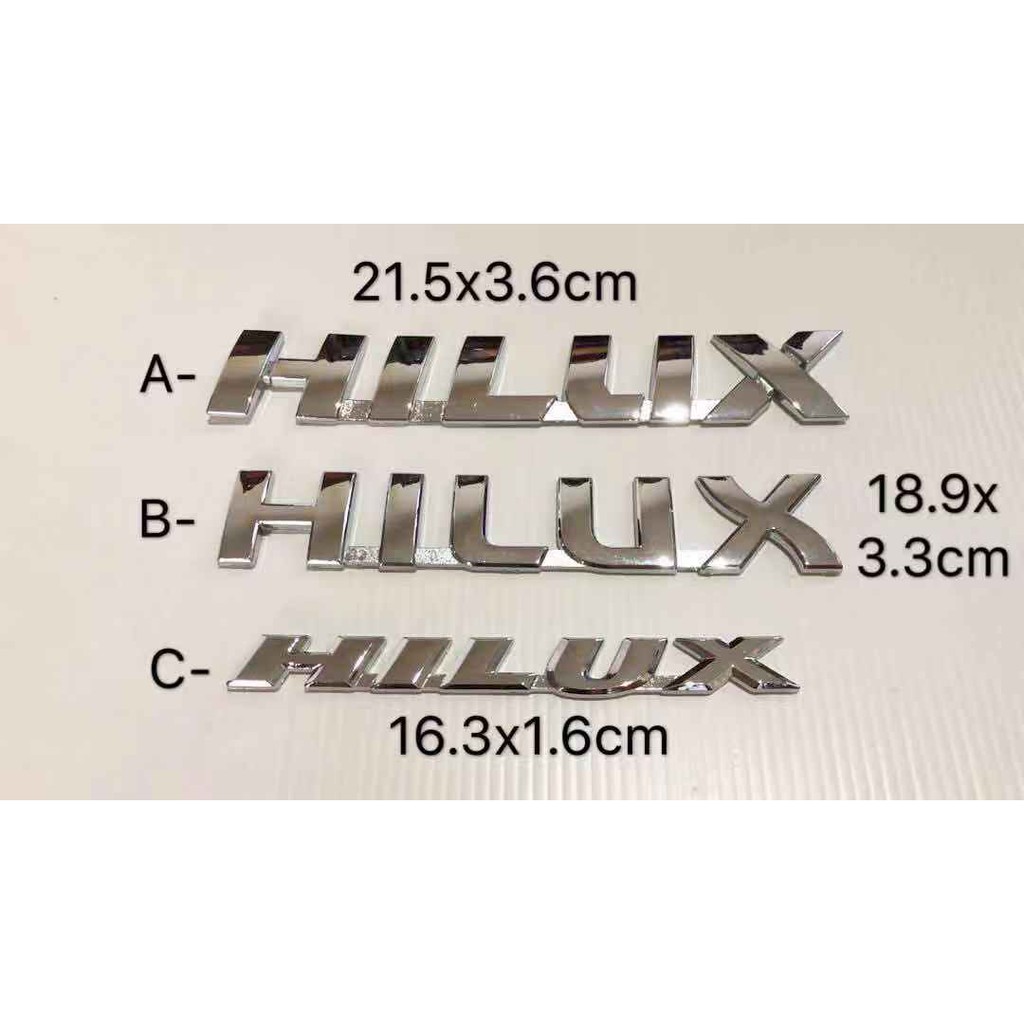 Toyota Hilux Emblem LOGO | Shopee Malaysia
