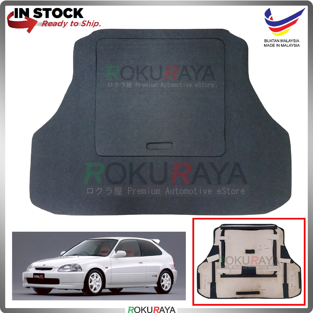 Honda Civic EK Hatchback 2Door SO3 Rear Bonnet Spare Tyre Tire Tayar ...