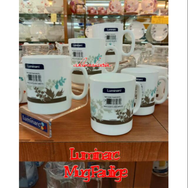 🔥HOT ITEM🔥LUMINARC MUG FOLIAGE 6PCS | Shopee Malaysia