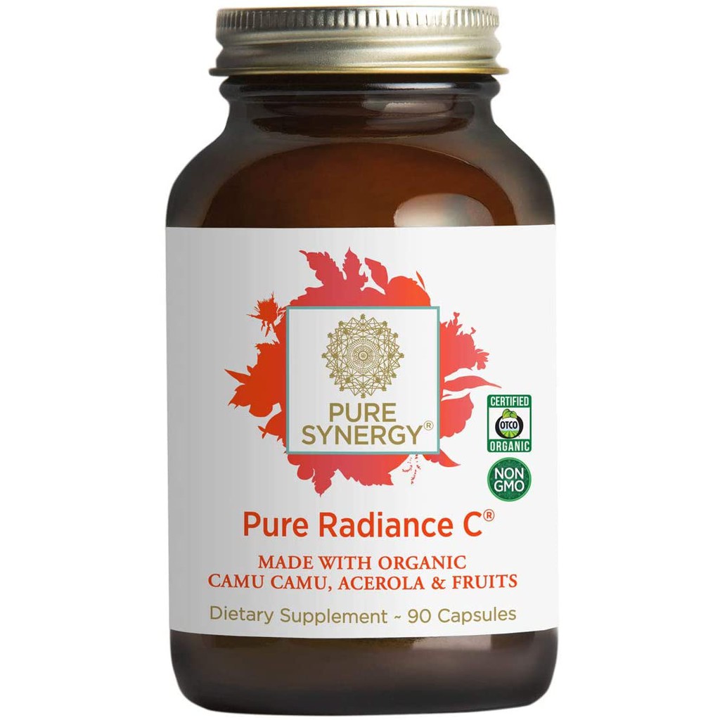 Pure Synergy Pure Radiance C (90 Capsules) 100% Natural Vitamin C Non ...