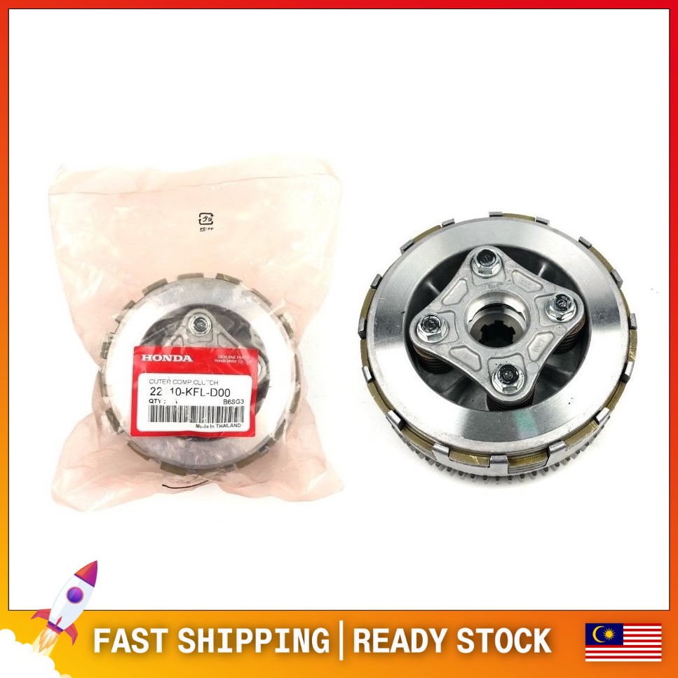 HONDA EX5 DREAM WAVE WAVE100 PRIMARY DRIVEN GEAR CLUTCH GEAR COMPLETE SET ORIGINAL HONDA ...