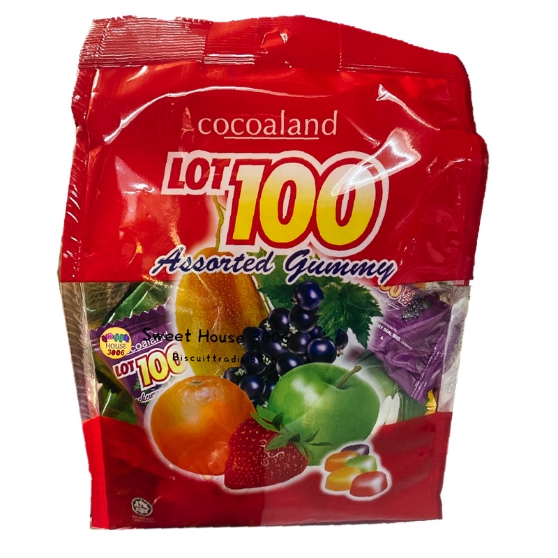 Cocoaland Lot 100 Mango Blackcurrant Assorted Gummy Candy 300g Gula ...