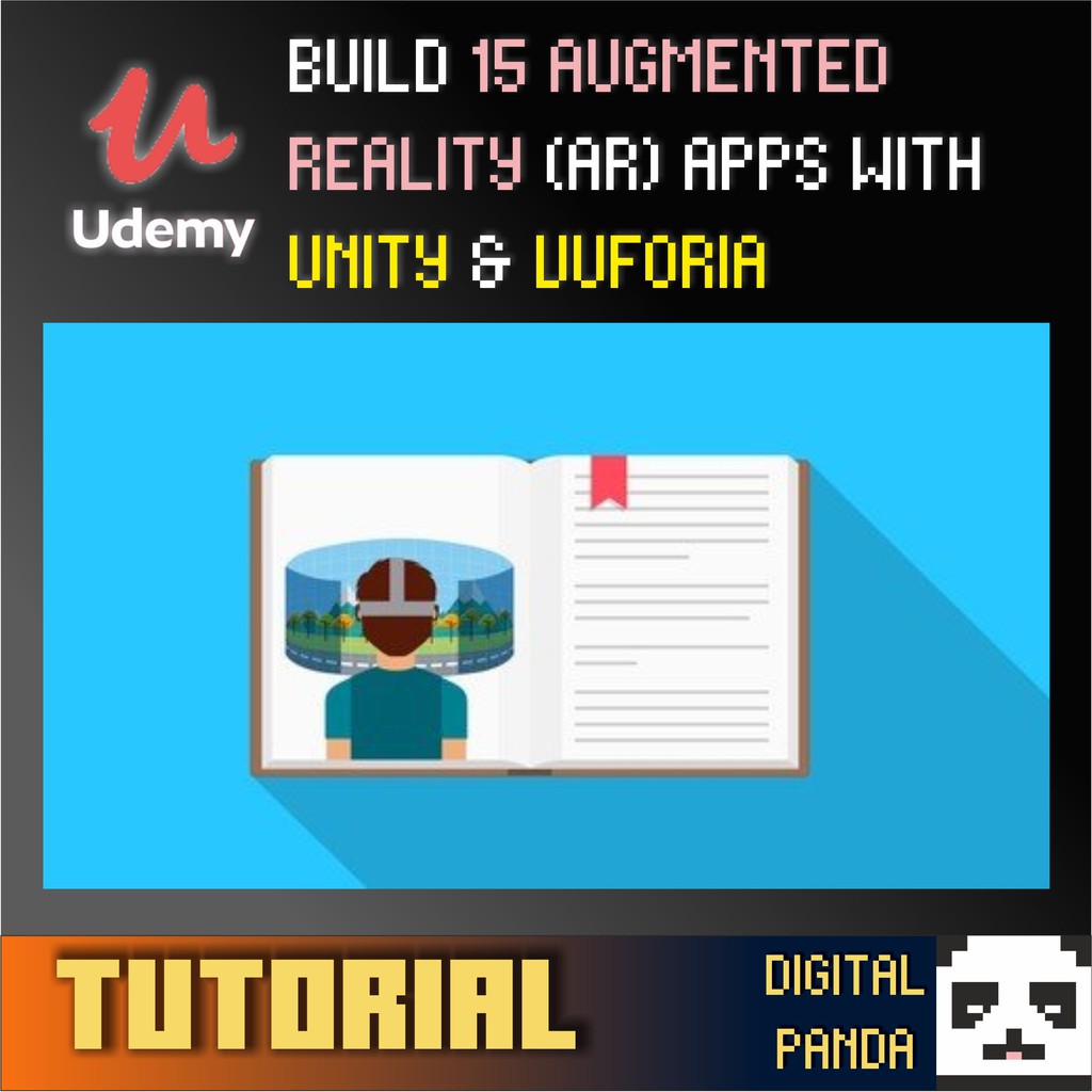 [FULL TUTORIAL] UDEMY : BUILD 15 AUGMENTED REALITY (AR) APPS WITH UNITY & VUFORIA | Shopee Malaysia