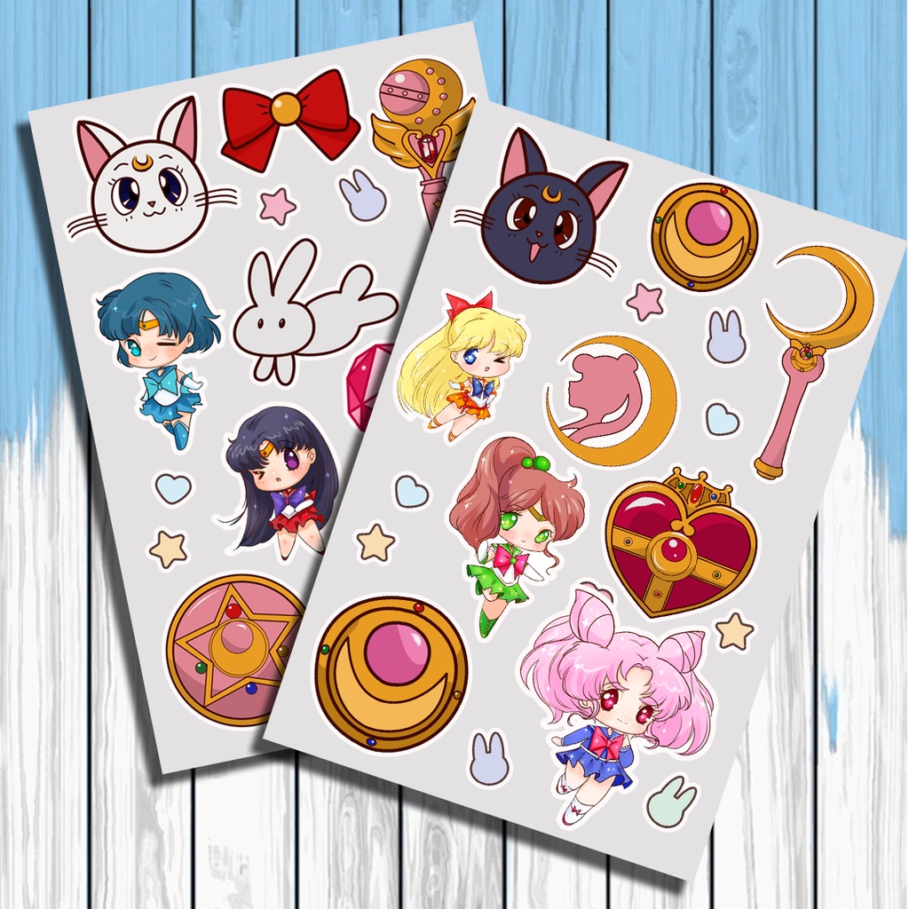 Sailor Moon Vinyl Sticker Pack Anime Manga Sailormoon | Shopee Malaysia