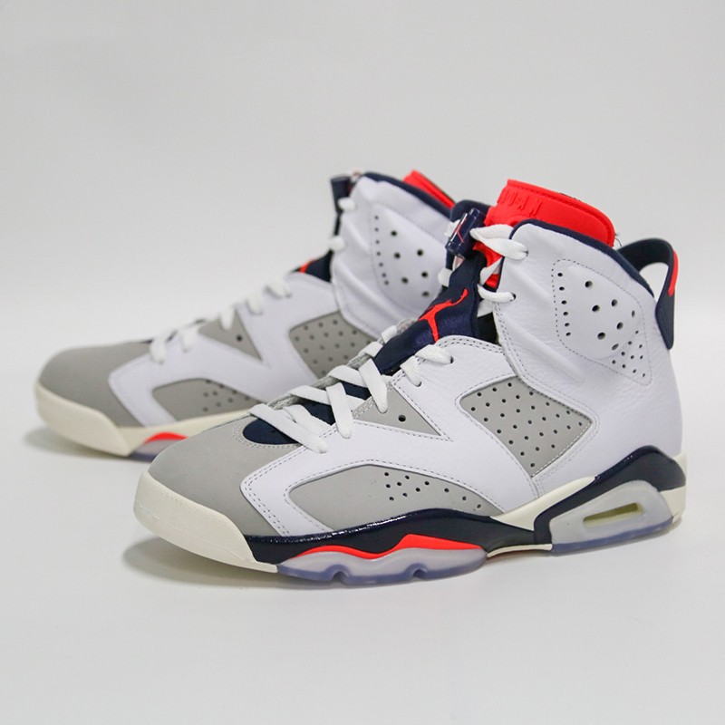 Nike Original Air Jordan 6 Tinker AJ6 manuscripts White blue infrared ...