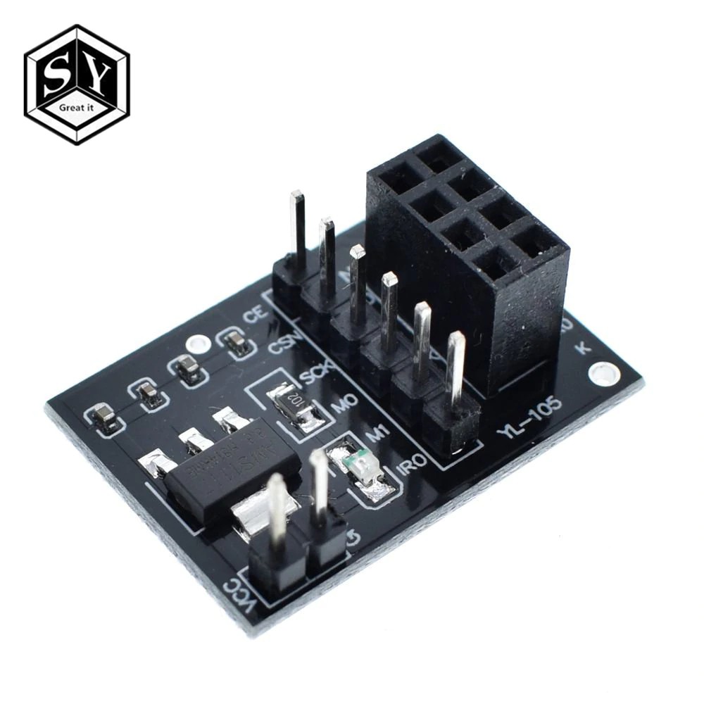 Socket Adapter plate Board for 8Pin NRF24L01 Wireless Transceiver ...
