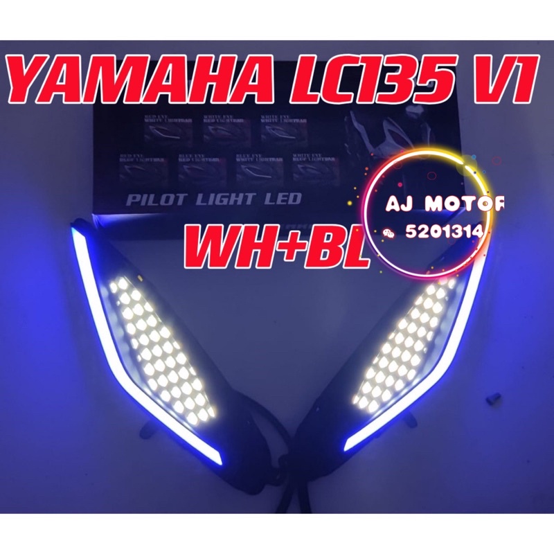 [PNP] YAMAHA LC135 V1 MATA GABAN PILOT LED POSITION LAMP SIGNAL LIGHT / SWITCH ON OFF DOUBLE ...