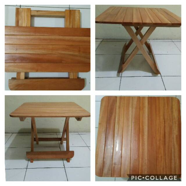 KAYU Full Wood Multipurpose Folding Table for Various Needs | Shopee ...