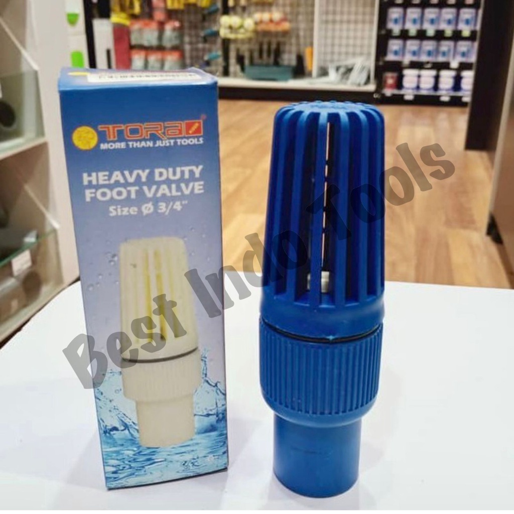 TORA LONG PVC FOOT VALVE 1/2" ; 3/4" ; 1" INCH JUMBO TUSEN FILTER HD ...