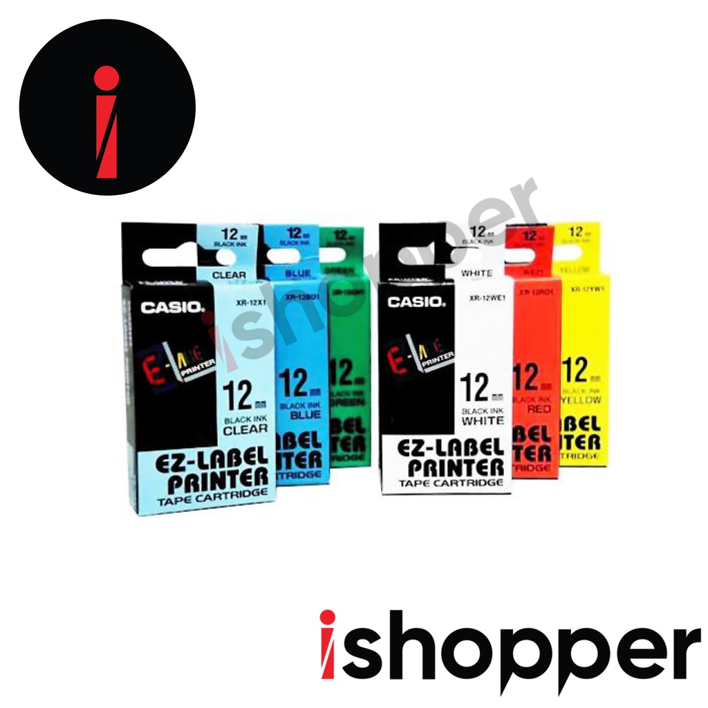 Casio Ez-Label Printer Tape Cartridge 12MM | Shopee Malaysia