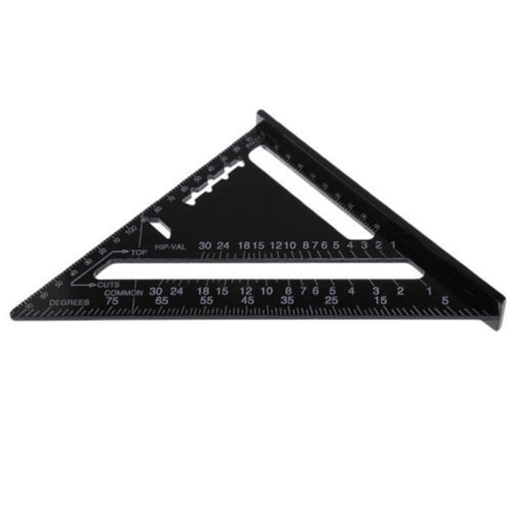 23cm Metric Aluminum Profile Black Oxidation Triangle Plate 90 Degree ...