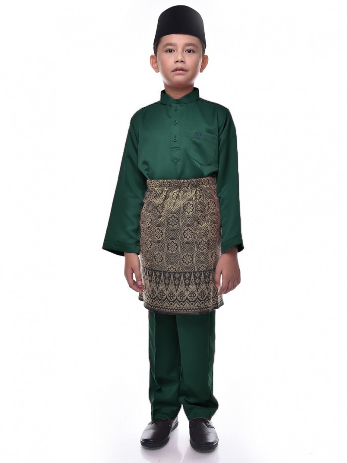 PRIMAVALET BAJU MELAYU EMIR - EMERALD GREEN | Shopee Malaysia