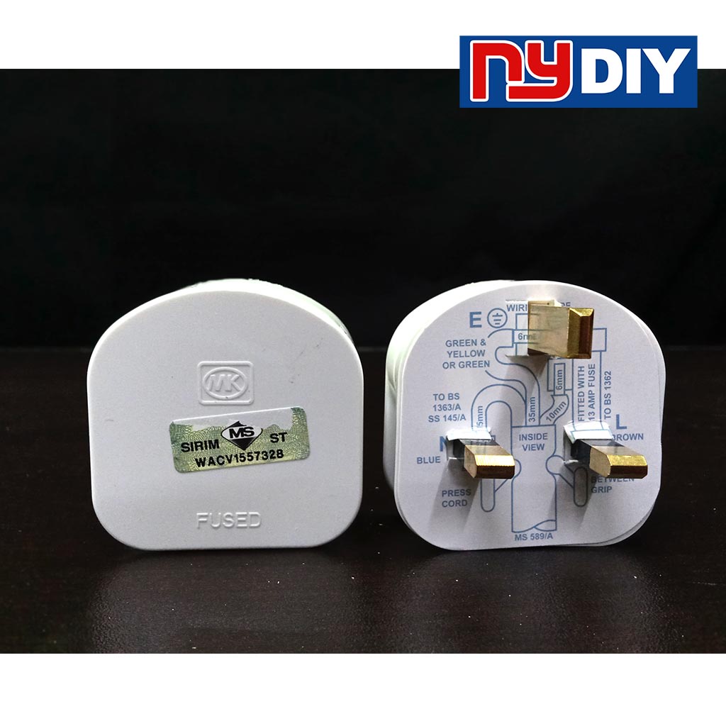 MK 13A PLUG TOP Heavy Duty (SIRIM APPROVED) MADE IN MALAYSIA | Shopee ...