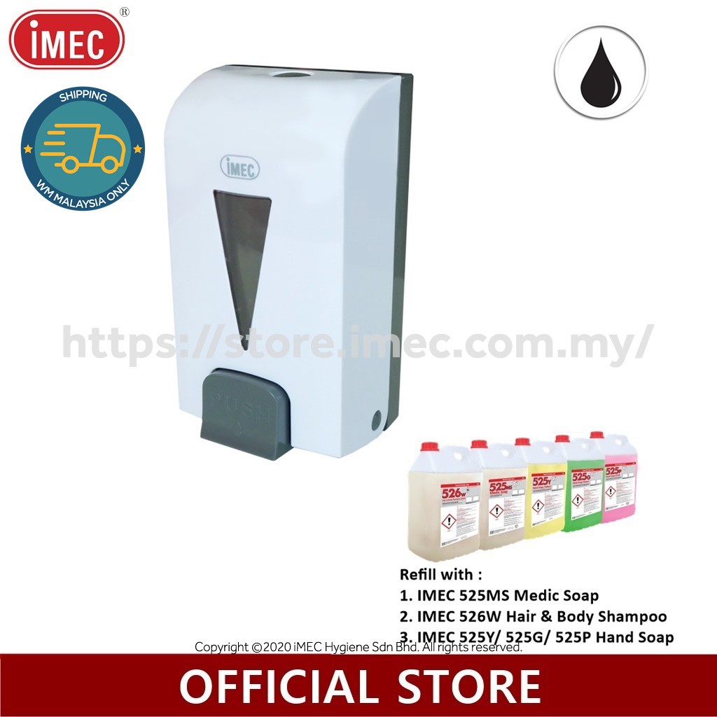 IMEC IR1000P - Refillable Liquid Soap Dispenser With Toi-Pump System ...