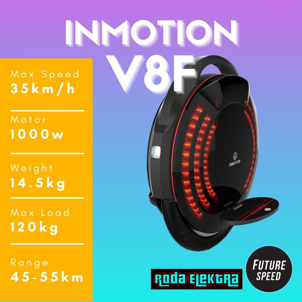 INMOTION V8F (1000w, 518wh, 35km/h) | Shopee Malaysia